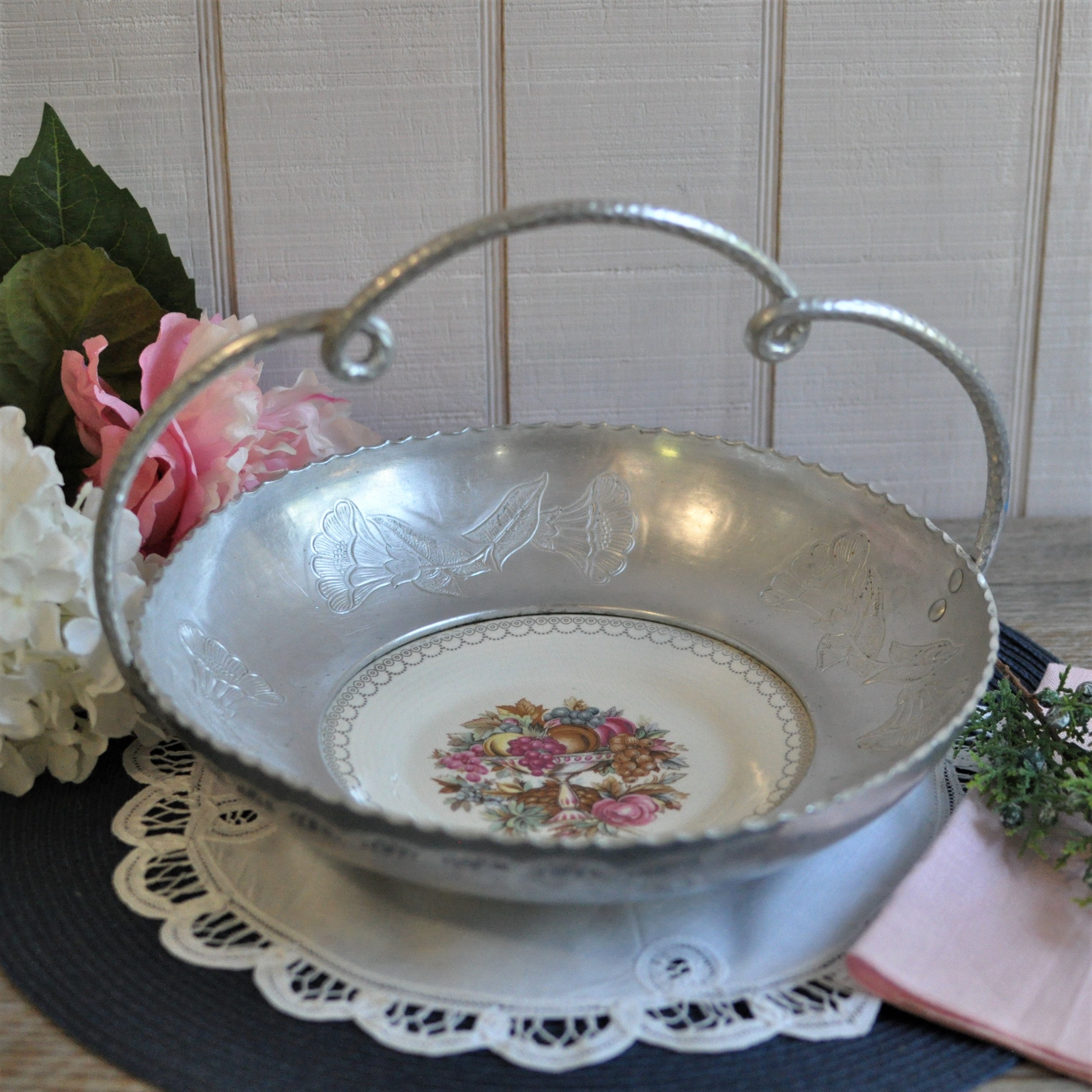 Wrought Farberware Brooklyn, Triumph Limoges White Gold Basket ...