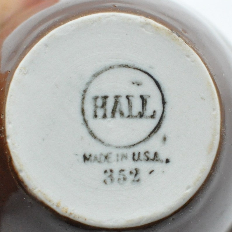 Three Hall Pieces Brown Beige Custard Cup-352 - Etsy