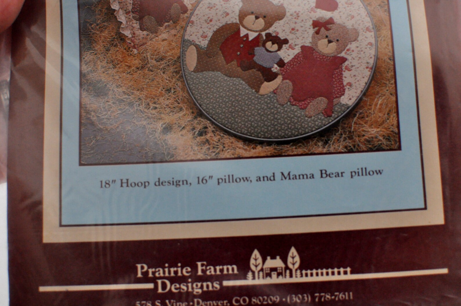 Vintage Pattern, Teddy Bear Family, Pattern Only, Home Decoration ...