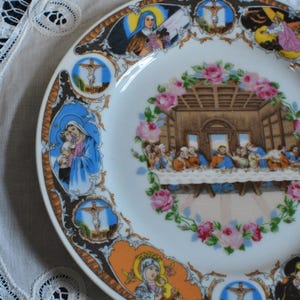 Jesus at the Last Supper Decorative Ceramic Plate, Multicolor ...