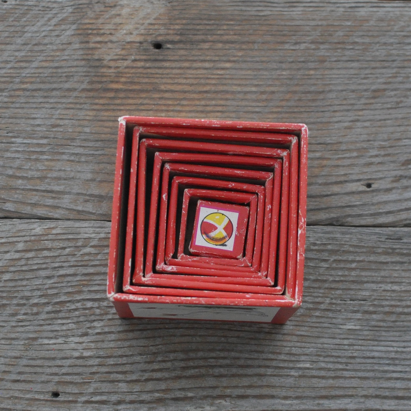 WF Kubus Western Germany Stacking Cubes Nesting Wood | Etsy