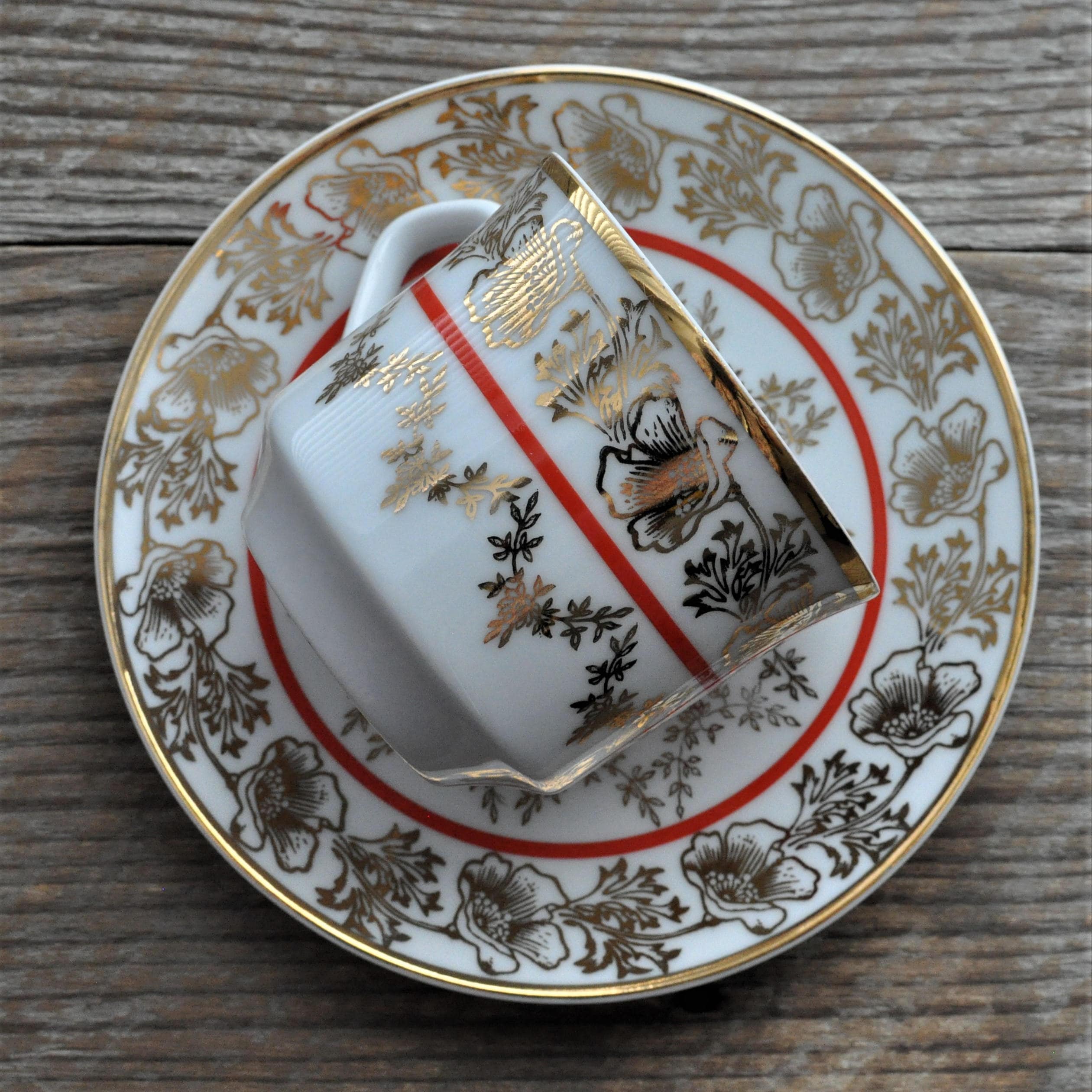 Six Epiag, Teacups and Saucers, Elegant, Luncheon, Easter Dinner ...