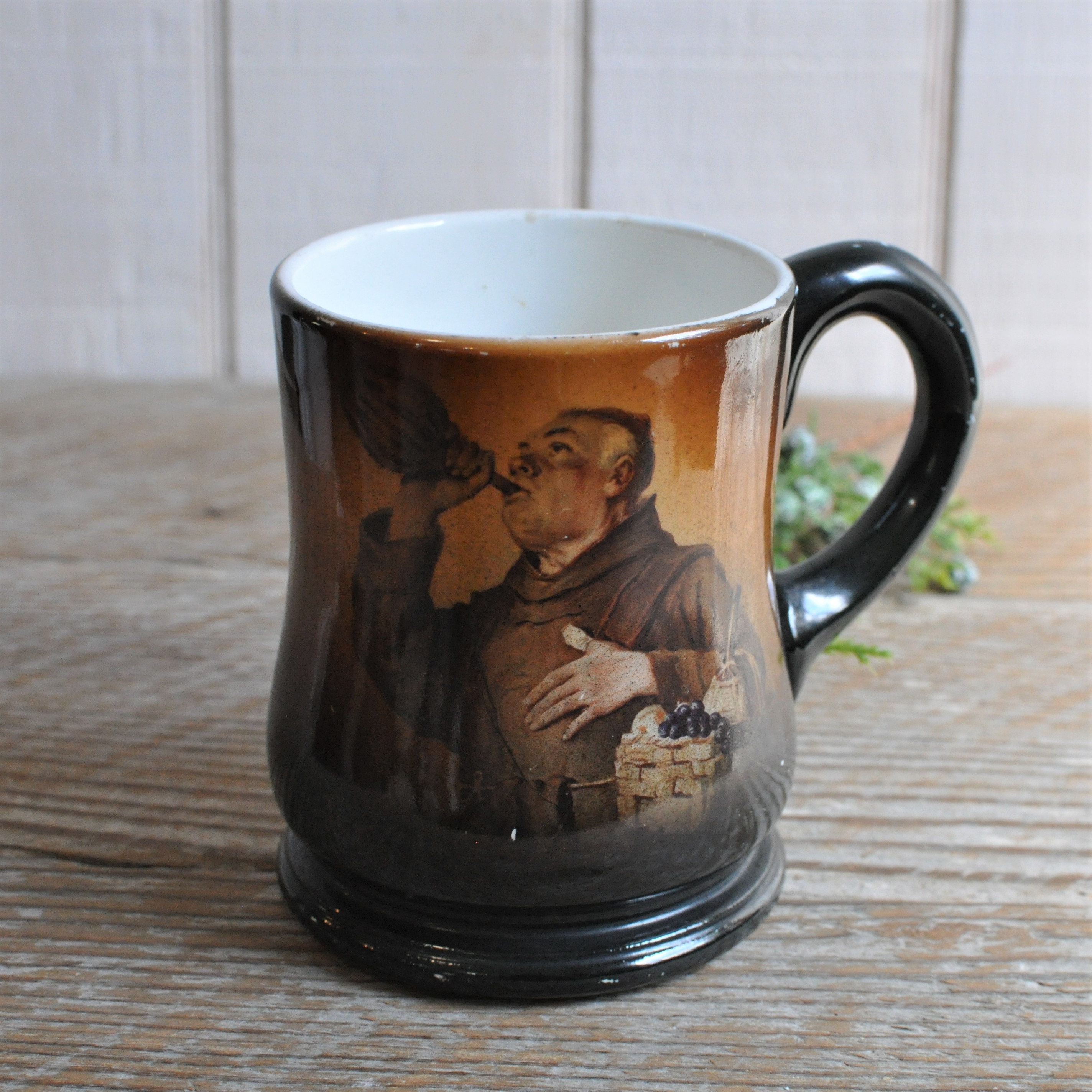 Vintage Drinking Monk Mug, Beverage Cup, Coffee, Wine, Beer, for Dad ...