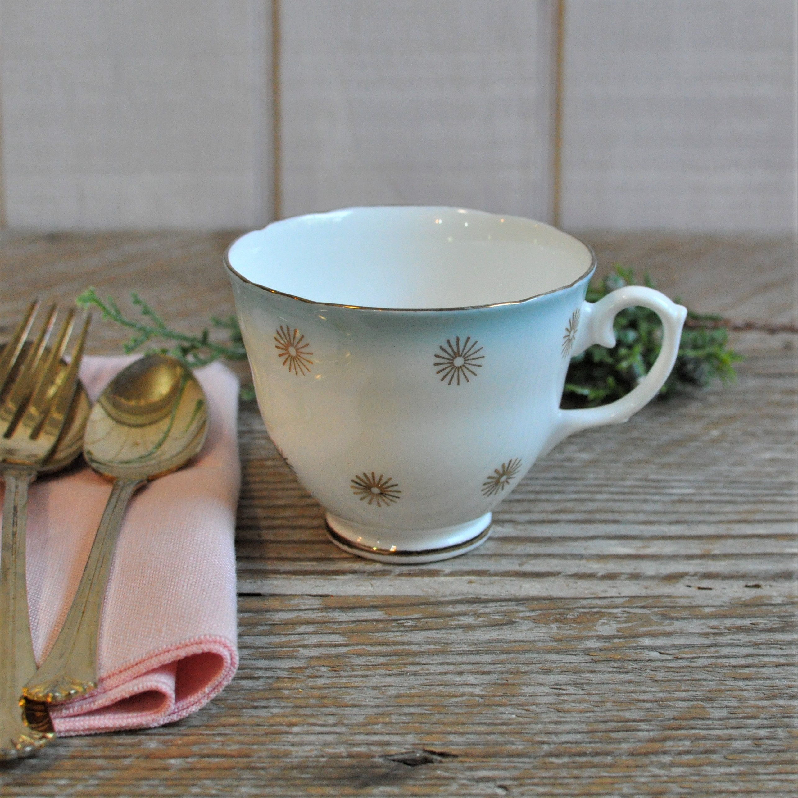 Royal Stuart Orphan Tea Cup Spencer Stevenson Blue Starburst | Etsy