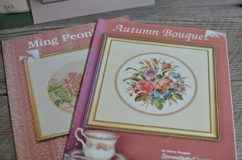 8 Cross Stitch Embroidery Pattern Booklet Collection - Etsy