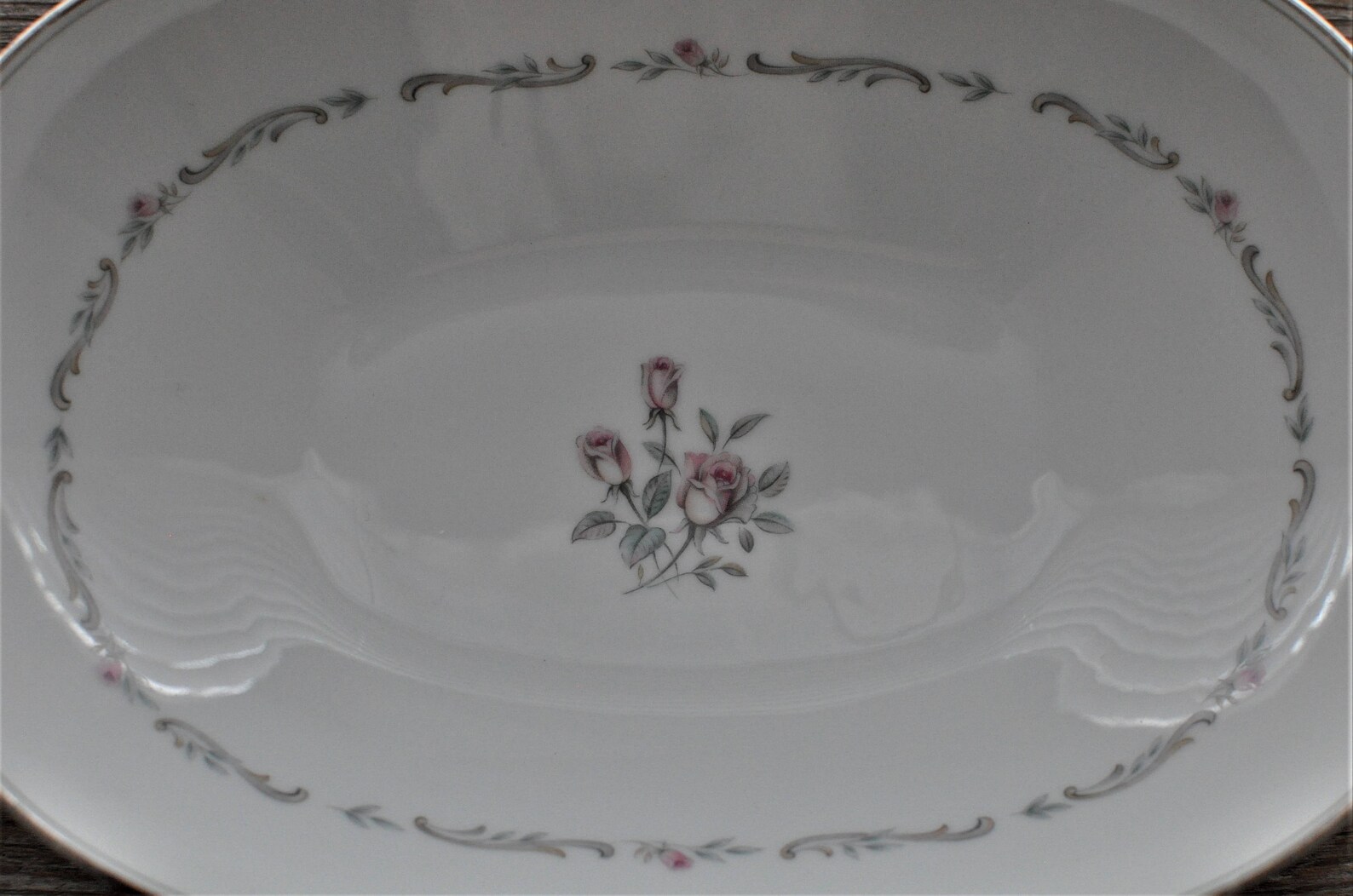 Noritake Mayfair Mismatched Oval Vegetable Bowl Pink | Etsy
