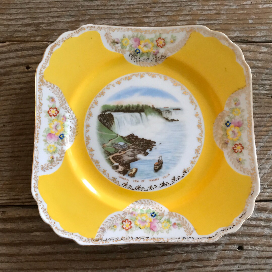 Niagara Falls Square Plate, Souvenir, General View, Wall Decor, New ...