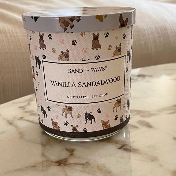 Sand and Paws Candle - Etsy UK