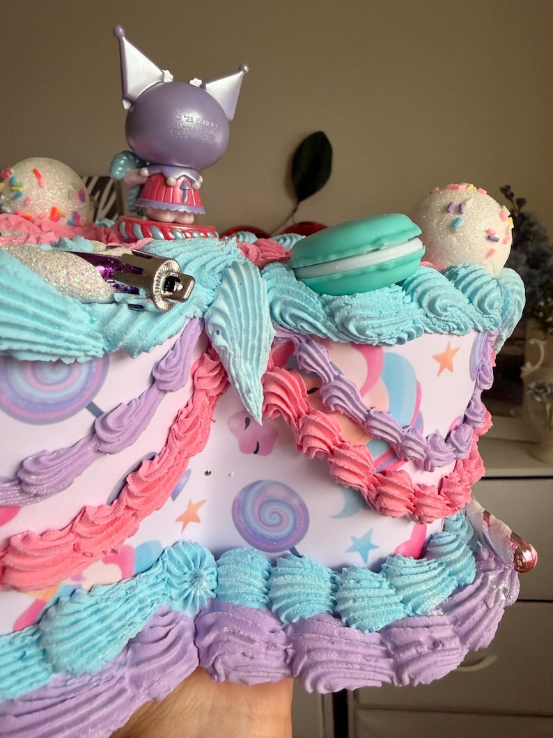 Faux Sanrio Kuromi Pastel Sweet Treats Cake - Etsy