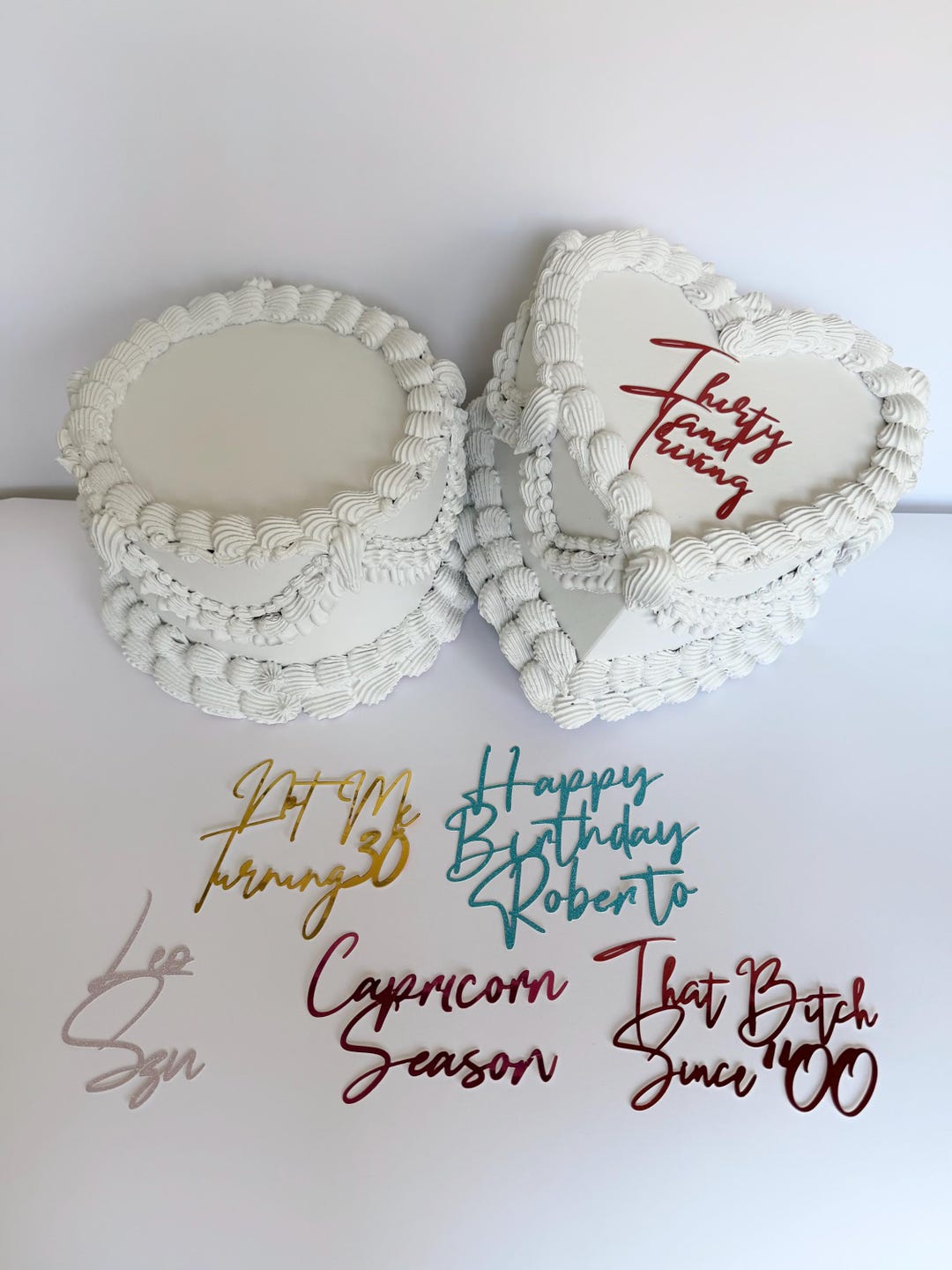 Custom Cake Topper, Personalized Cake Charm, Baby Shower Cake Decor ...