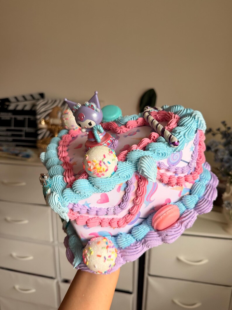 Faux Sanrio Kuromi Pastel Sweet Treats Cake - Etsy