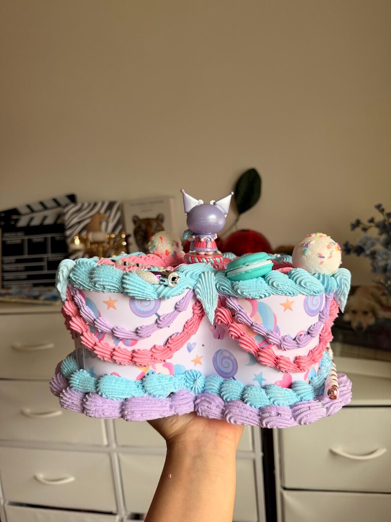 Faux Sanrio Kuromi Pastel Sweet Treats Cake - Etsy