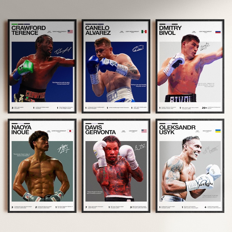 Boxing Posters Usyk - Etsy