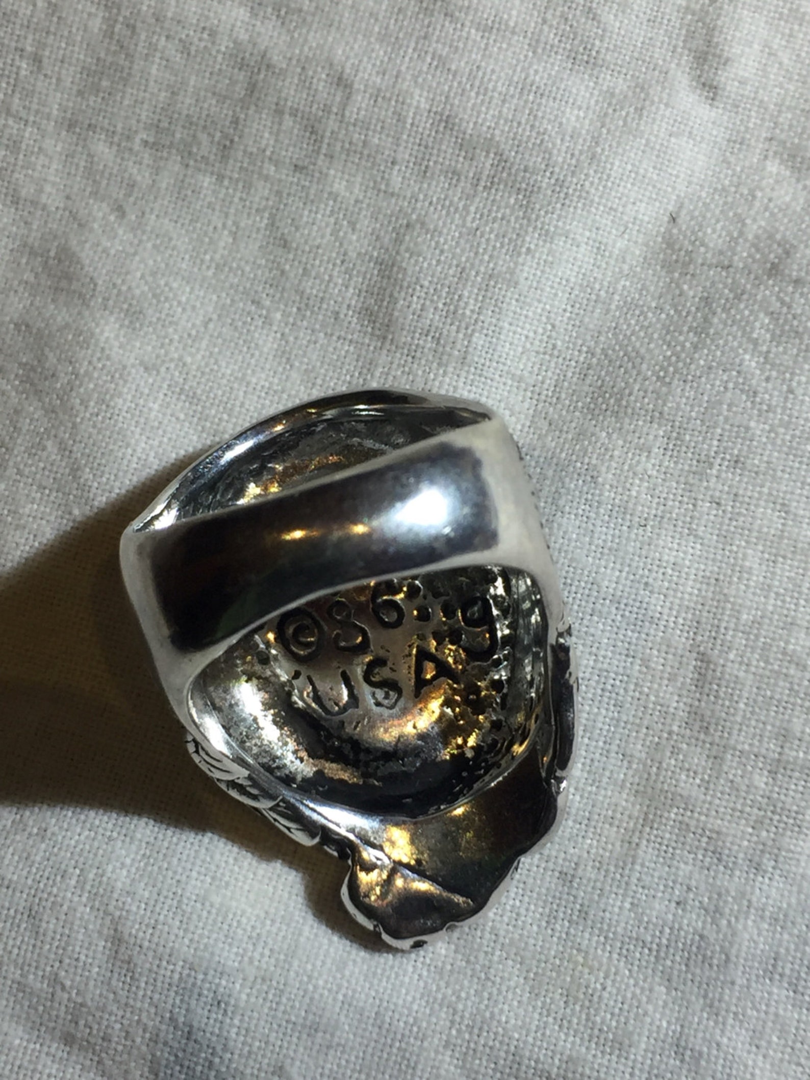 Vintage Native American Style Silver Finish Mens Winged Hawk Ring - Etsy
