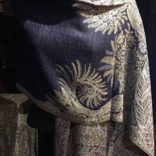 Navy Pashmina - Etsy