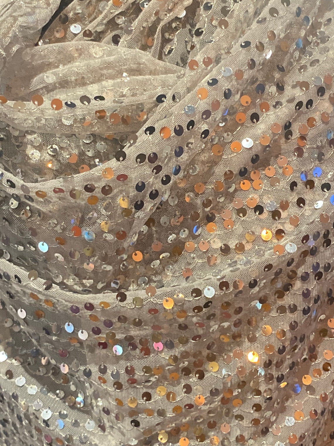 Vintage Styled Sheer Silver Sequined Embroidered Wrap Shawl - Etsy