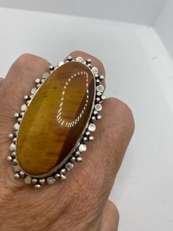 Vintage tigers eye stone - Gem
