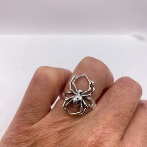 Vintage Spider Ring 925 Sterling Silver - Etsy