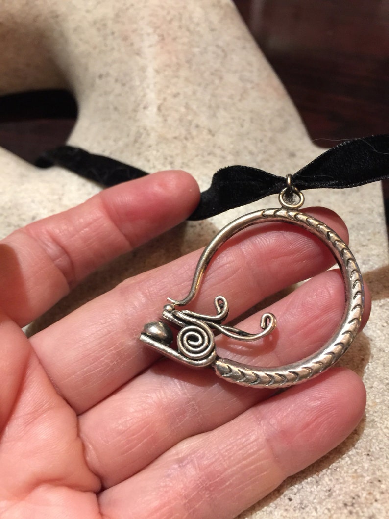 Vintage Handmade Snake Amulet Silver White Bronze Pendant | Etsy