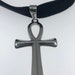 Silver Egyptian Ankh Pendant Choker - Etsy