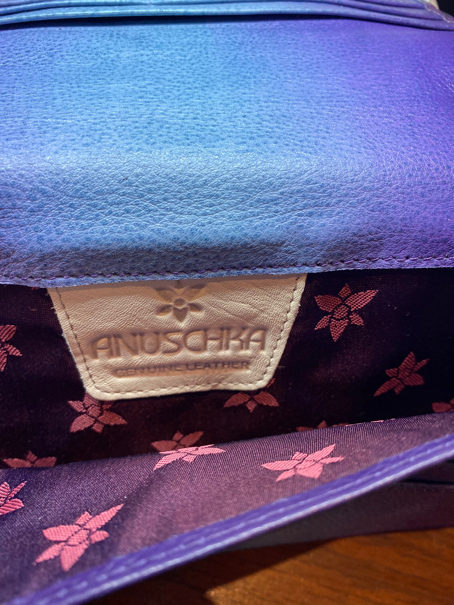 Hand Painted Paisley Genuine Leather Anushka Wallet Clutch Bag - Etsy