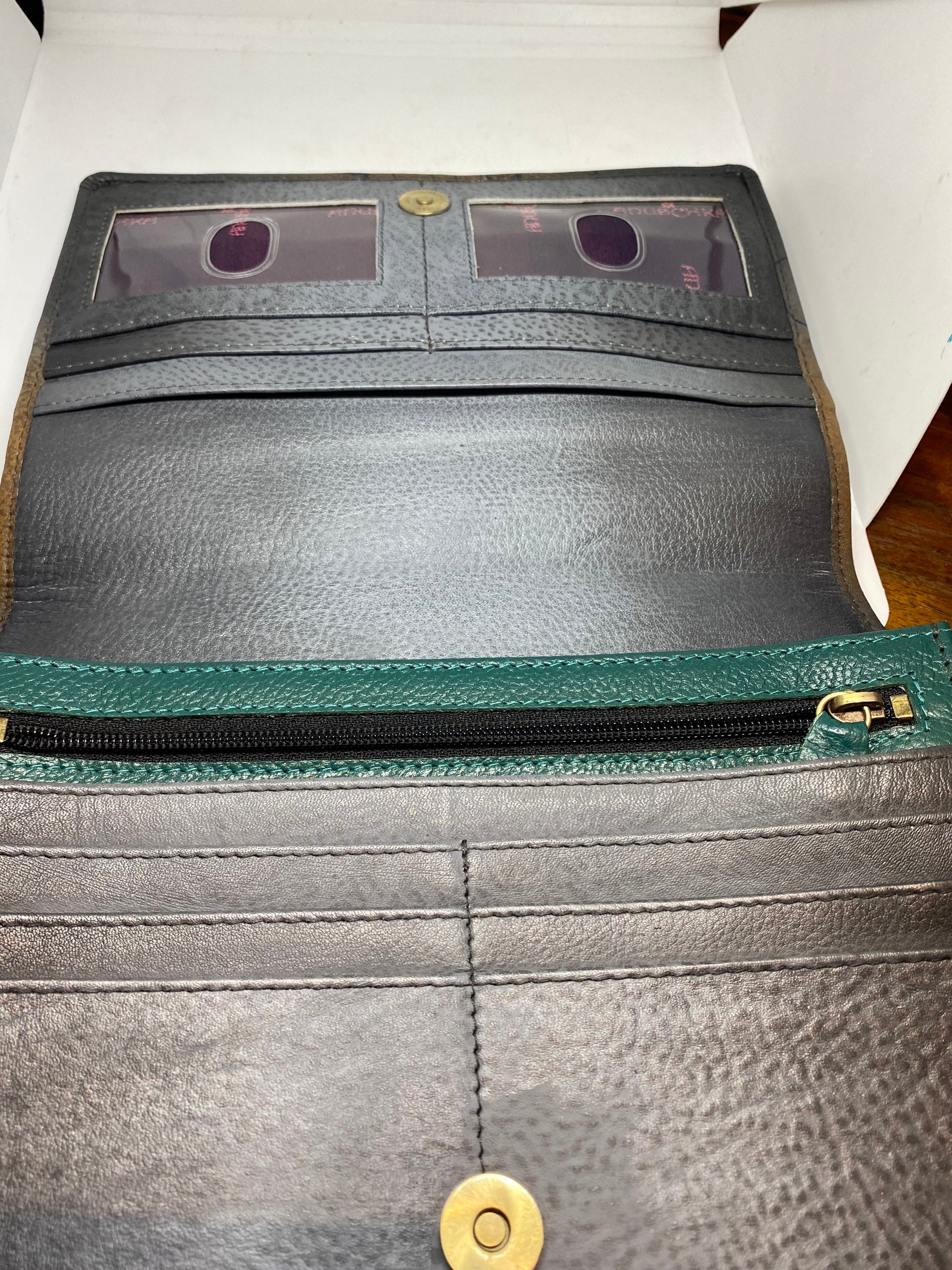 Hand Painted Butterfly Genuine Leather Anushka Wallet Clutch | Etsy