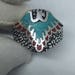 Vintage Native American Style Southwestern Turquoise Stone Inlay Men's ...