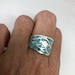 Vintage Native American Style Southwestern Turquoise Stone Inlay Mens ...
