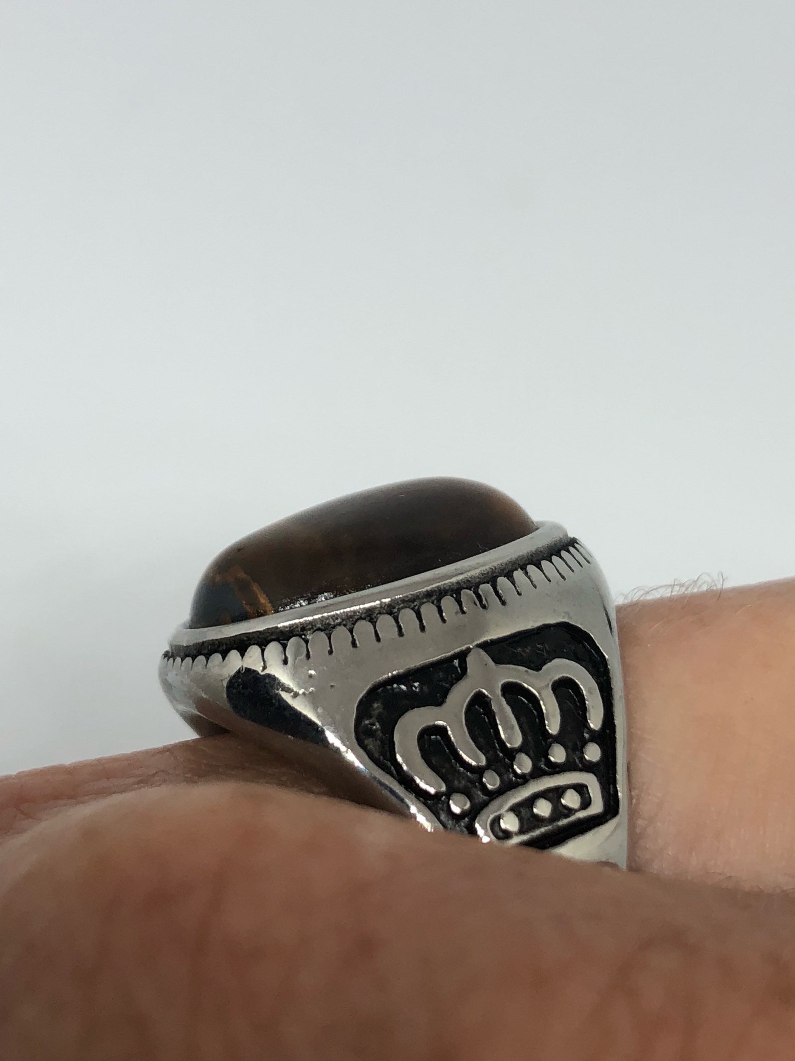 Vintage Gothic Gold Finished Stainless Steel Genuine Tigers | Etsy