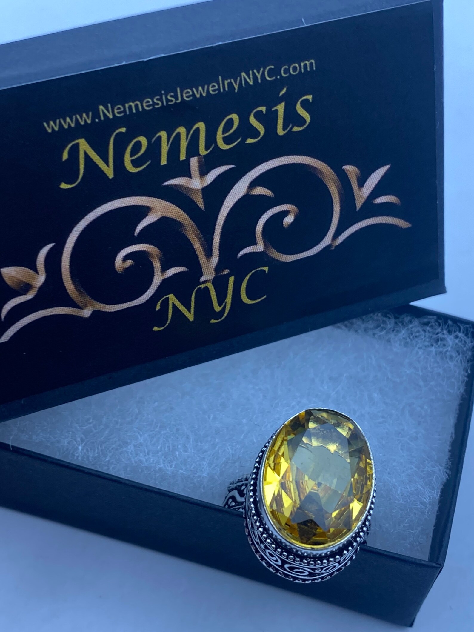 Vintage Golden Vintage Art Glass Ring About 1 Inches Knuckle - Etsy