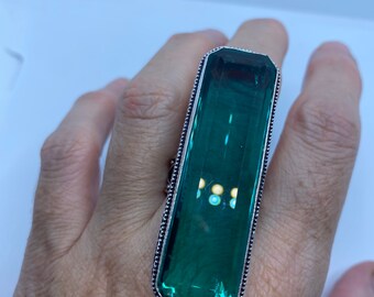 Vintage Glass Ring - Etsy