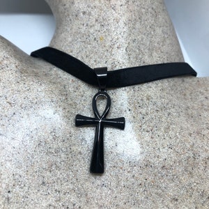 Egyptian Ankh Pendant Choker - Etsy