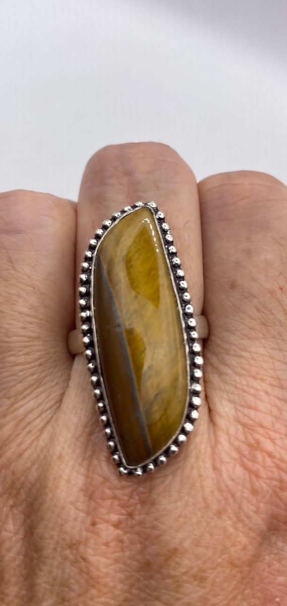 Vintage tigers eye stone - Gem