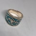 Vintage Native American Style Southwestern Turquoise Stone Inlay Mens ...