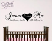 Nursery Wall Art Jesus Loves Me Sunday School Room Wall - Etsy