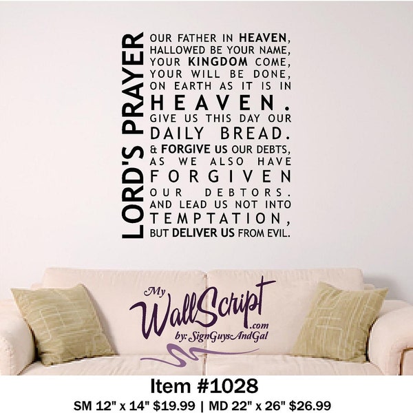 Prayer Wall Decal - Etsy