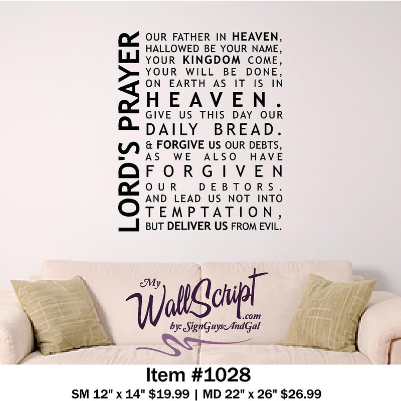 Prayer Wall Decal - Etsy