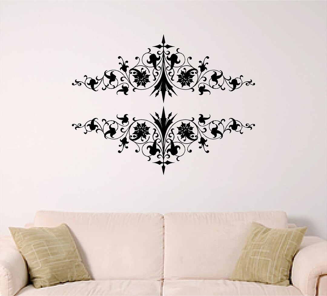 Decrotive Victorian Scrolls to Add to Any Wall Graphic - Etsy