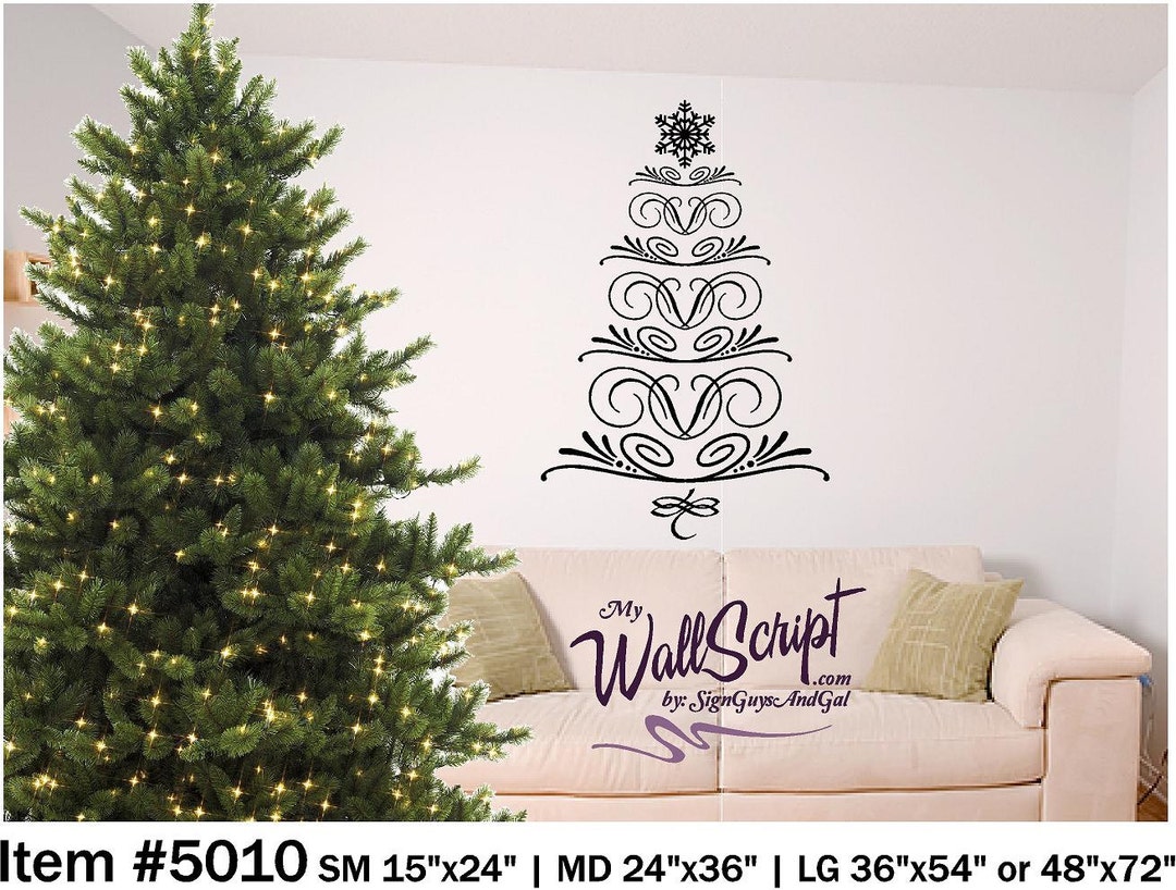 Christmas Wall Art, Christmas Tree - Etsy