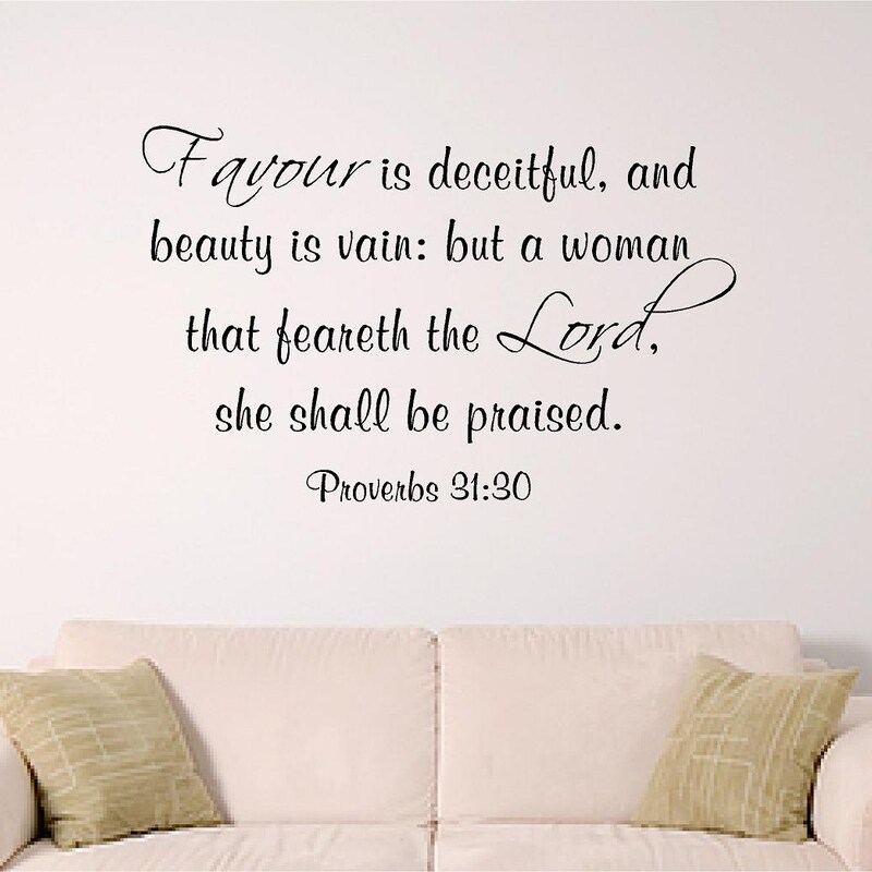 Kjv Wall Decal - Etsy