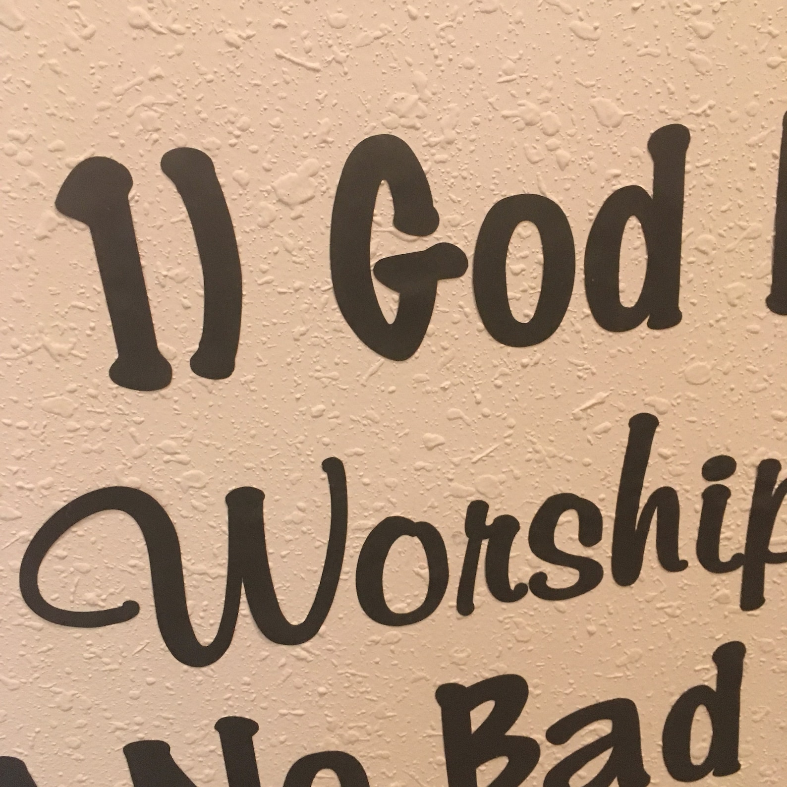 Bible Verse Wall Art God Answers Our Prayers Wall Graphic - Etsy