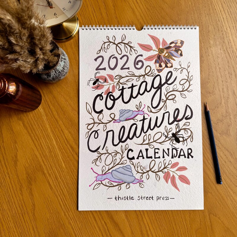 Woodland Cottagecore Calendar 2026 - Etsy