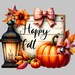 Happy Fall Acrylic Blank & Vinyl Decal Set - Badge Reel Supplies - Etsy