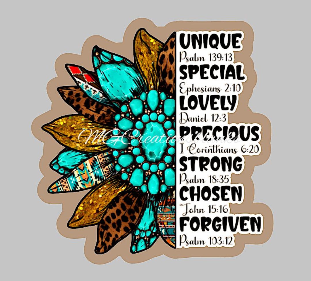 Religious Sunflower Clear Acrylic Blanks & Vinyl Decal, Faith DIY ...