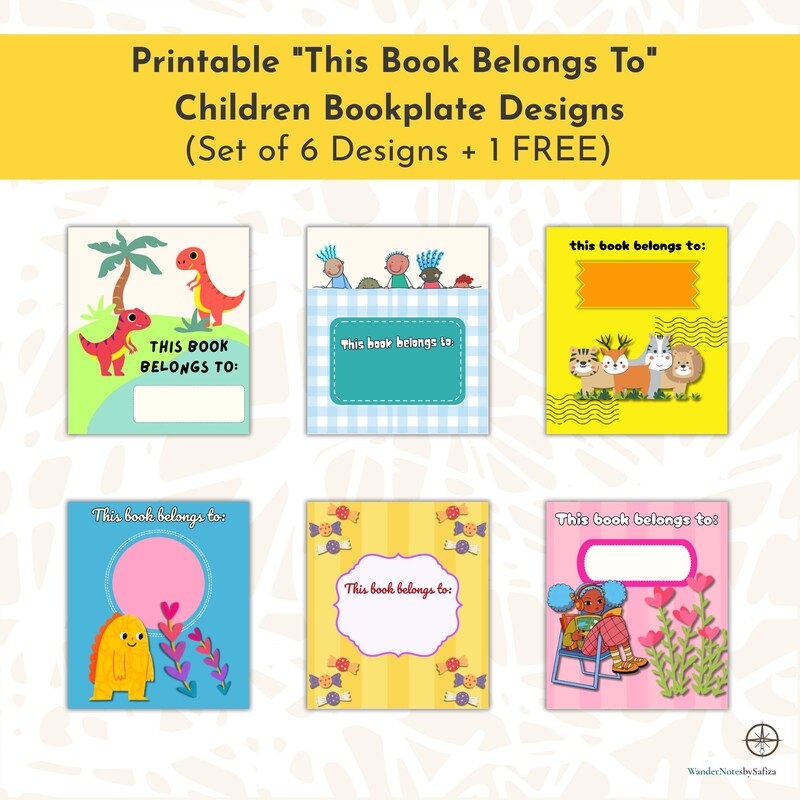 Childrens Bookplates - Etsy