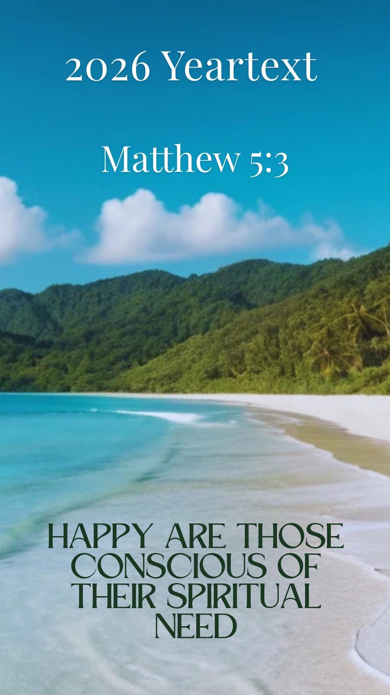 10 JW Yeartext 2026 English/texto Del Año 2026 Español Wallpapers - Etsy