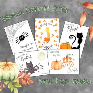 Christian Halloween Handprint Art: Scripture-based Kids Craft (digital ...