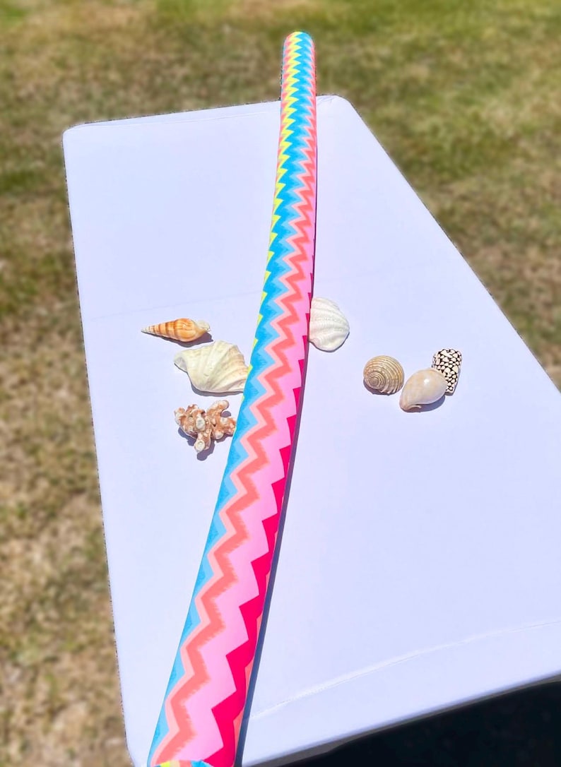 Zig-zag Fiesta Pool Noodle Cover – Handmade in Australia – UV ...