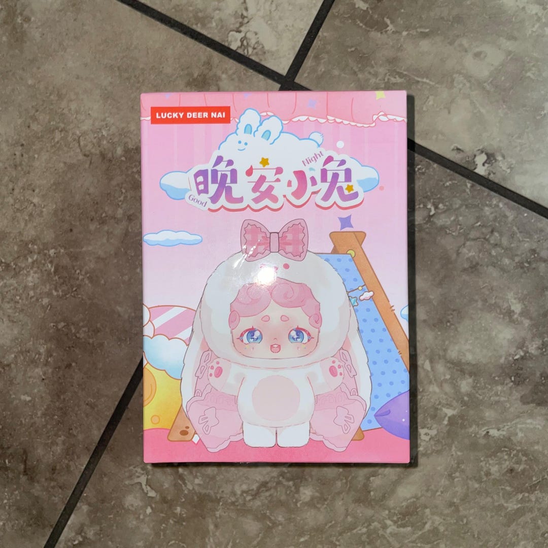 Lucky Deer Nai Goodnight Bunny Blind Box Rabbit Plush Figure - Etsy