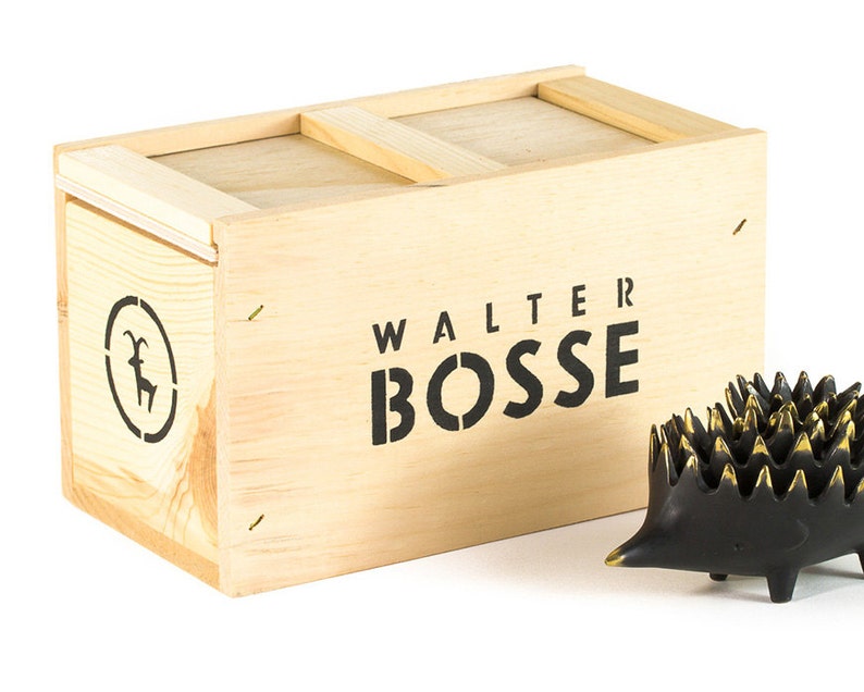 BOX ONLY Walter Bosse Limited Edition Hedgehog Box Hand | Etsy